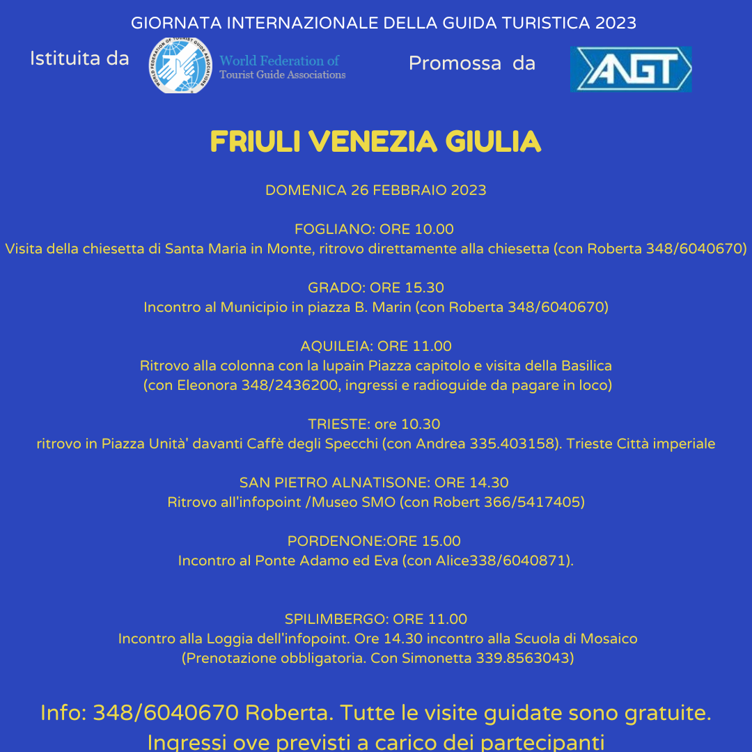 Friuli Venezia Giulia – Giornata Internazionale della Guida Turistica ...